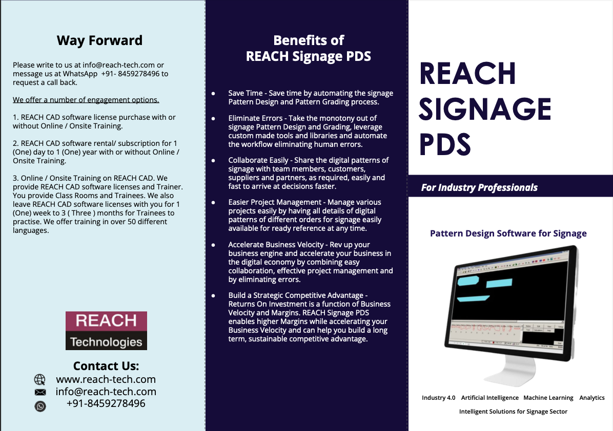 REACH Signage PDS