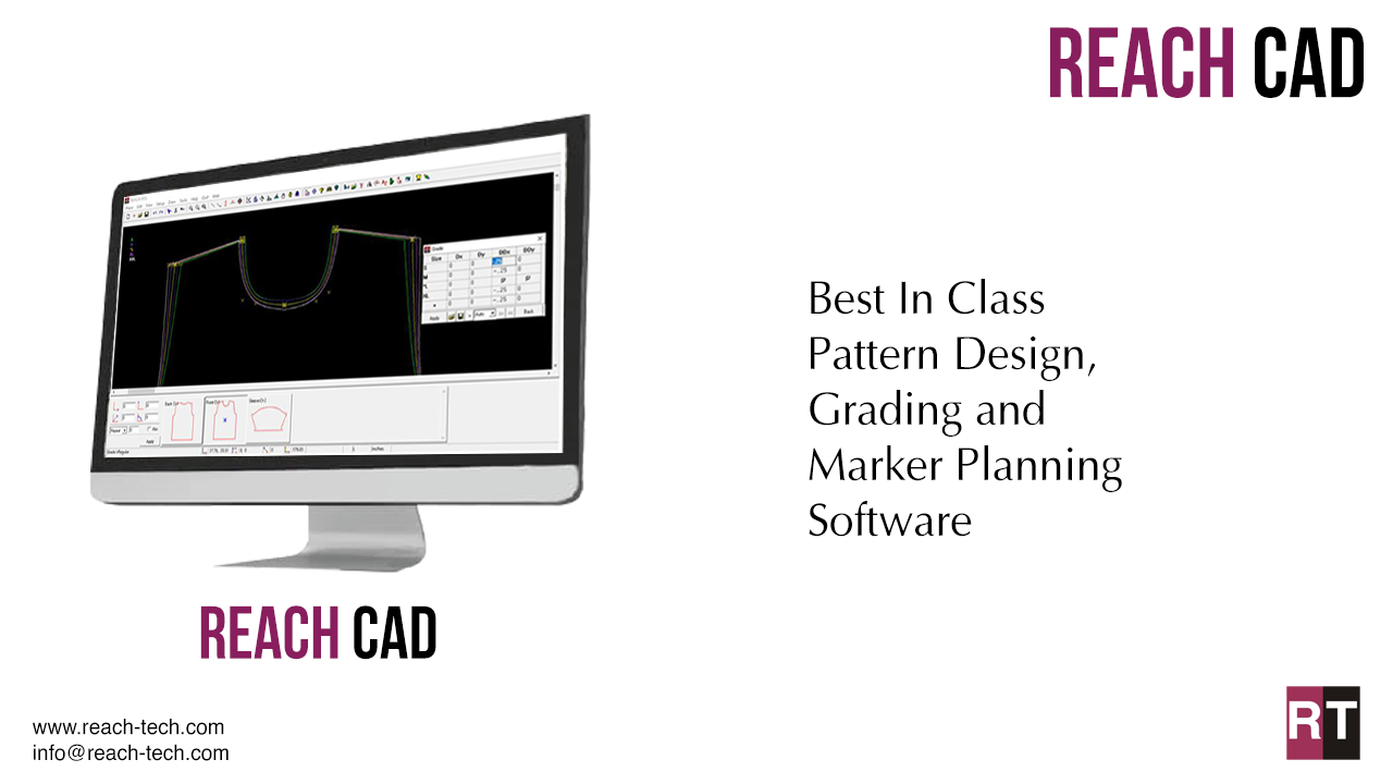 Apparel garment clothing fashion CAD Software REACH CAD