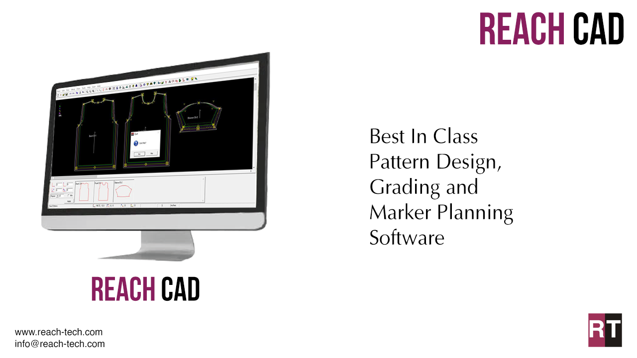 Apparel garment clothing fashion CAD Software REACH CAD